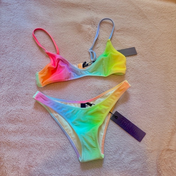 triangl swimwear | Swim | Triangl Swimwear Pastel Bikini Set | Poshmark